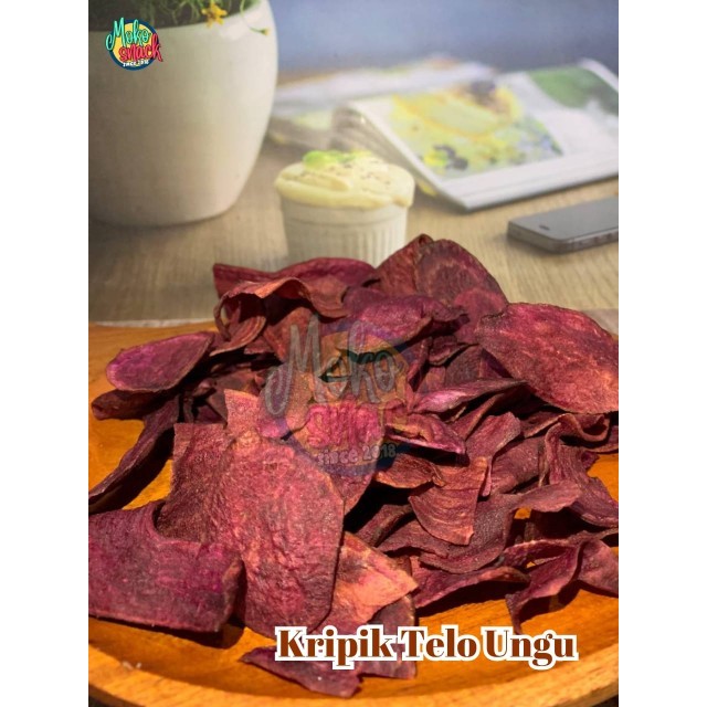 Jual Snack Kiloan Keripik Telo Ungu 250gr | Shopee Indonesia