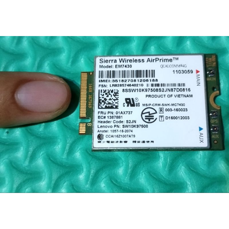 Jual Converter SSD m.2 to Sata dan WWAN card modem 4G LTE | Shopee ...