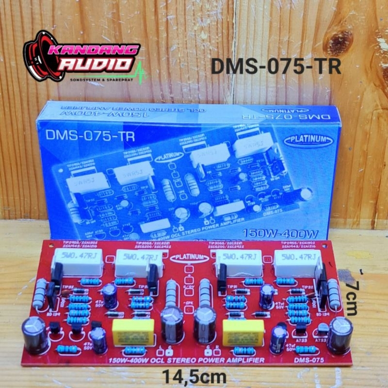 Jual KIT DRIVER AMPLIFIER STREO OCL150-400W DMS-075-TR PLATINUM | Shopee Indonesia
