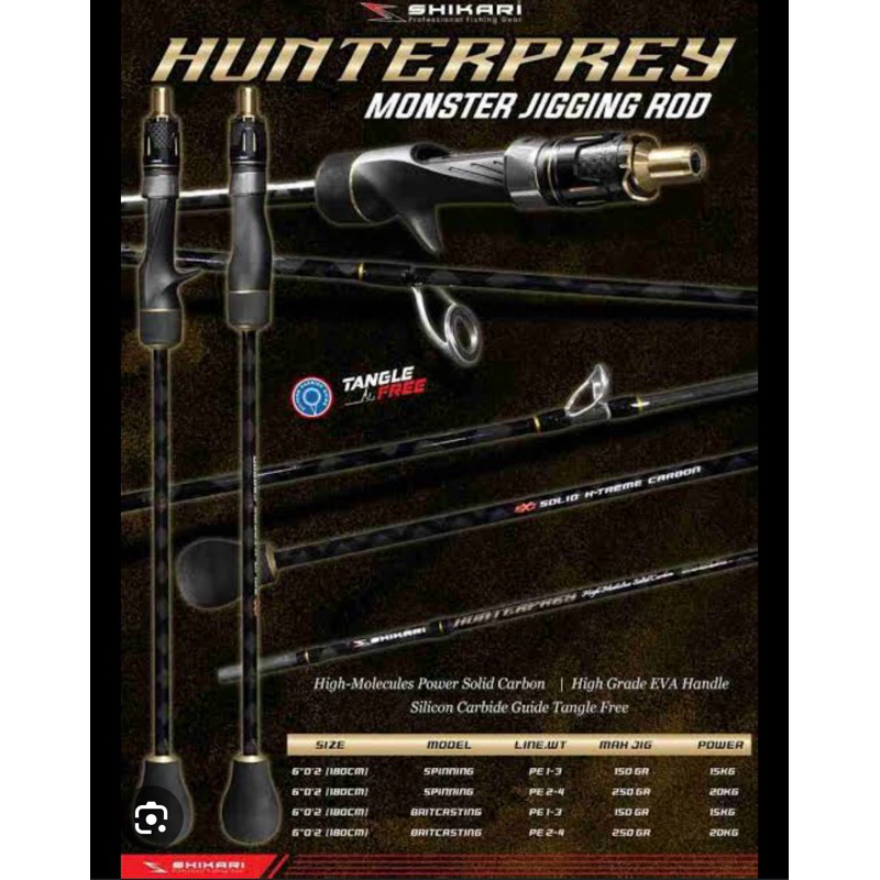 Jual JORAN JIGGING 180 SHIKARI HUNTER PE 1-3/2-4 | Shopee Indonesia
