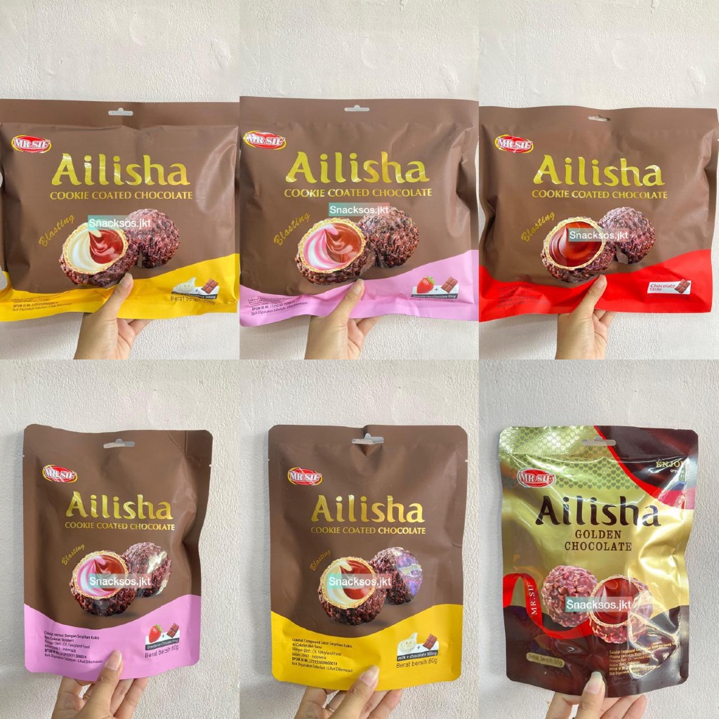 Jual AILISHA MR SIF COOKIE COATED CHOCOLATE BALL COOKIES CHOCOLATE MILK ...