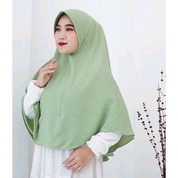 Jual MURAH HIJAB INSTAN SYAR'I MODEL PAKAIAN MUSLIM DEWASA BAHAN CRINKLE AIRFLOW TERKINI ...