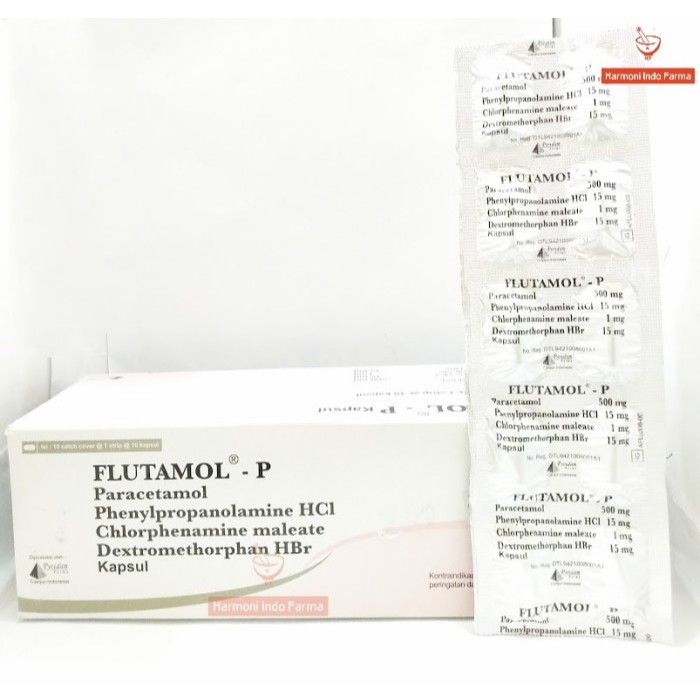 Jual FLUTAMOL P CAP 100S (1 STRIP = 10 TABLET) | Shopee Indonesia