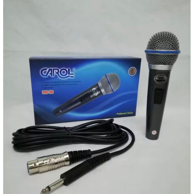 Jual MICROPHONE CAROL MIC CAROL PRO 198 ORIGINAL | Shopee Indonesia