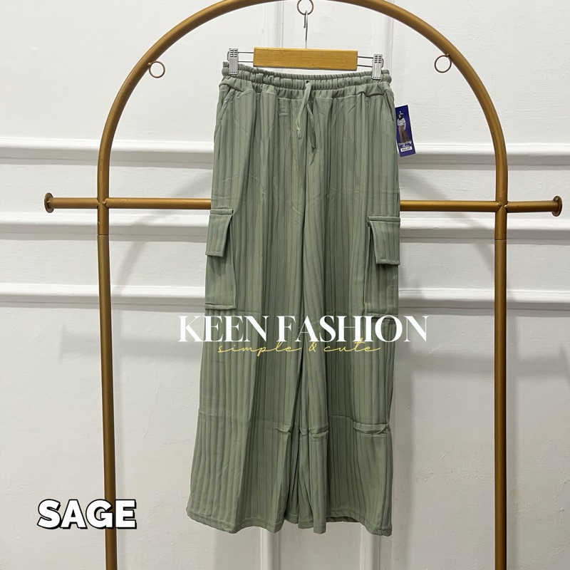 Jual Celana Kulot Cargo Tali serut High Quality Premium // Celaan jumbo ...