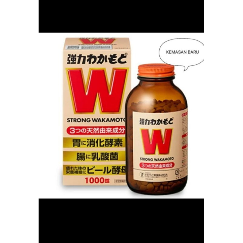 Jual Strong Wakamoto 1000 Tablet Original Jepang | Shopee Indonesia