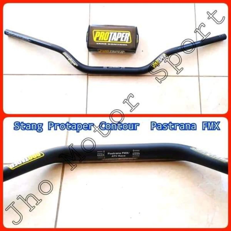 Jual Stang Protaper Contour Pastrana FMX HIGH ORISINAL BLACK | Shopee ...