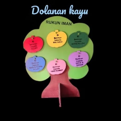 Jual pohon rukun iman/mainan kayu | Shopee Indonesia