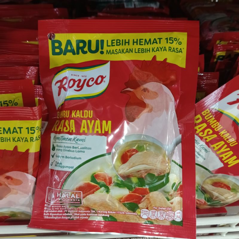 Jual Royco 94 gram ayam/sapi 1 dus isi 36 pcs | Shopee Indonesia