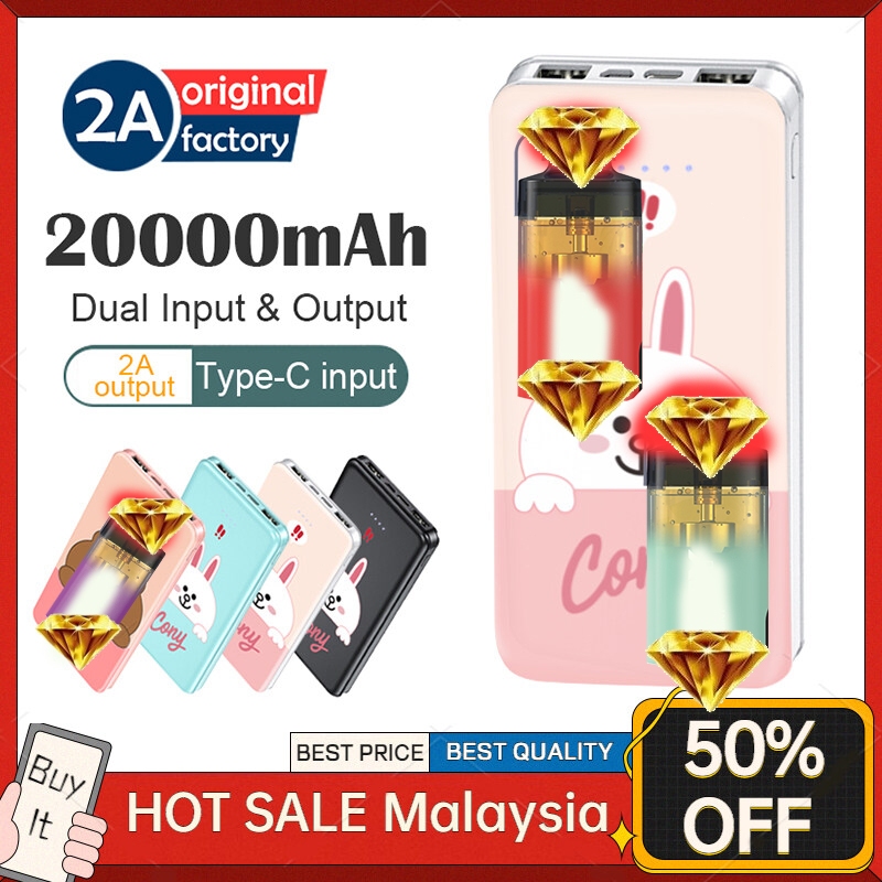 Jual 10000 mah Container 10k Power Bank repeatable charging LED display ...