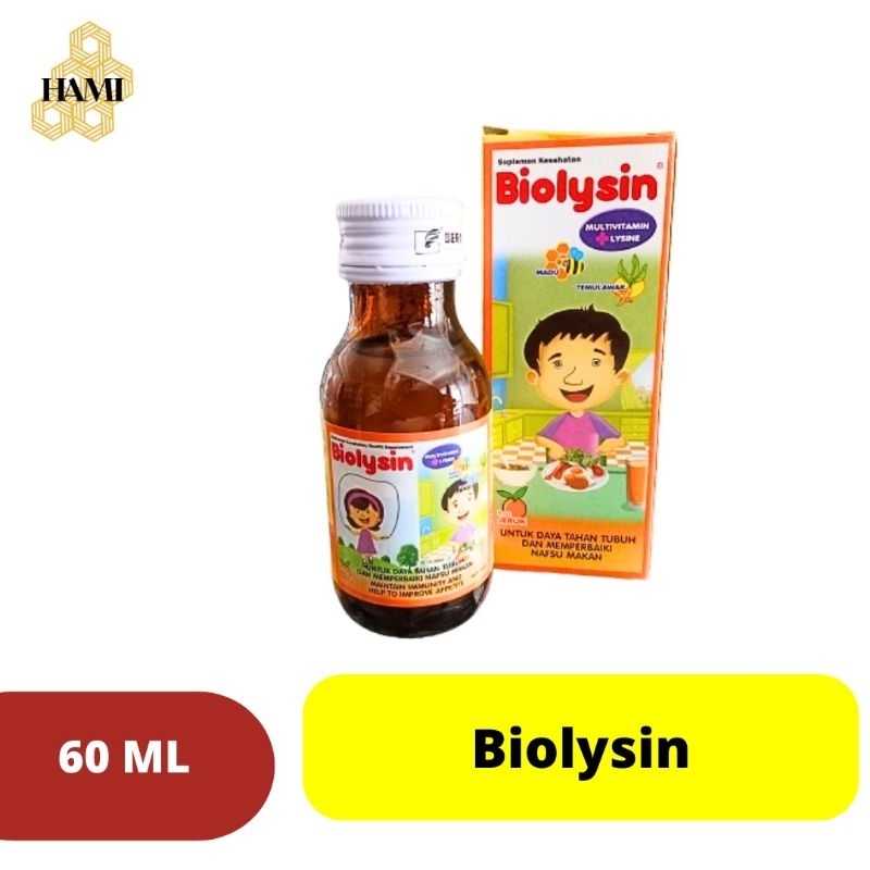 Jual Biolysin Sirup 60 ML - Multivitamin dan Suplemen | Shopee Indonesia