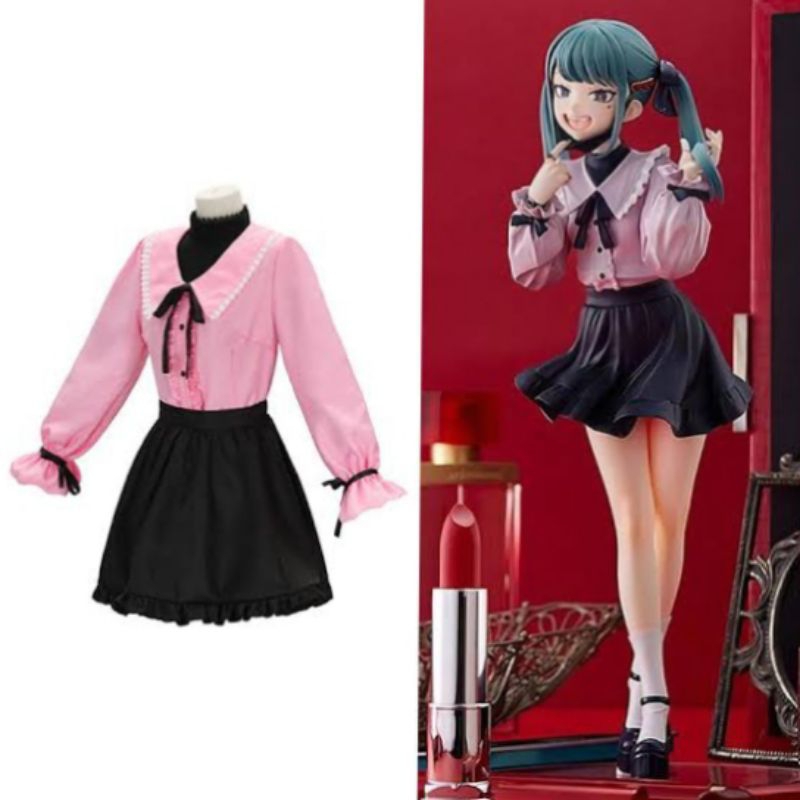 Jual Hatsune Miku Vampire Miku Costum Cosplay Kostum Miku | Shopee ...