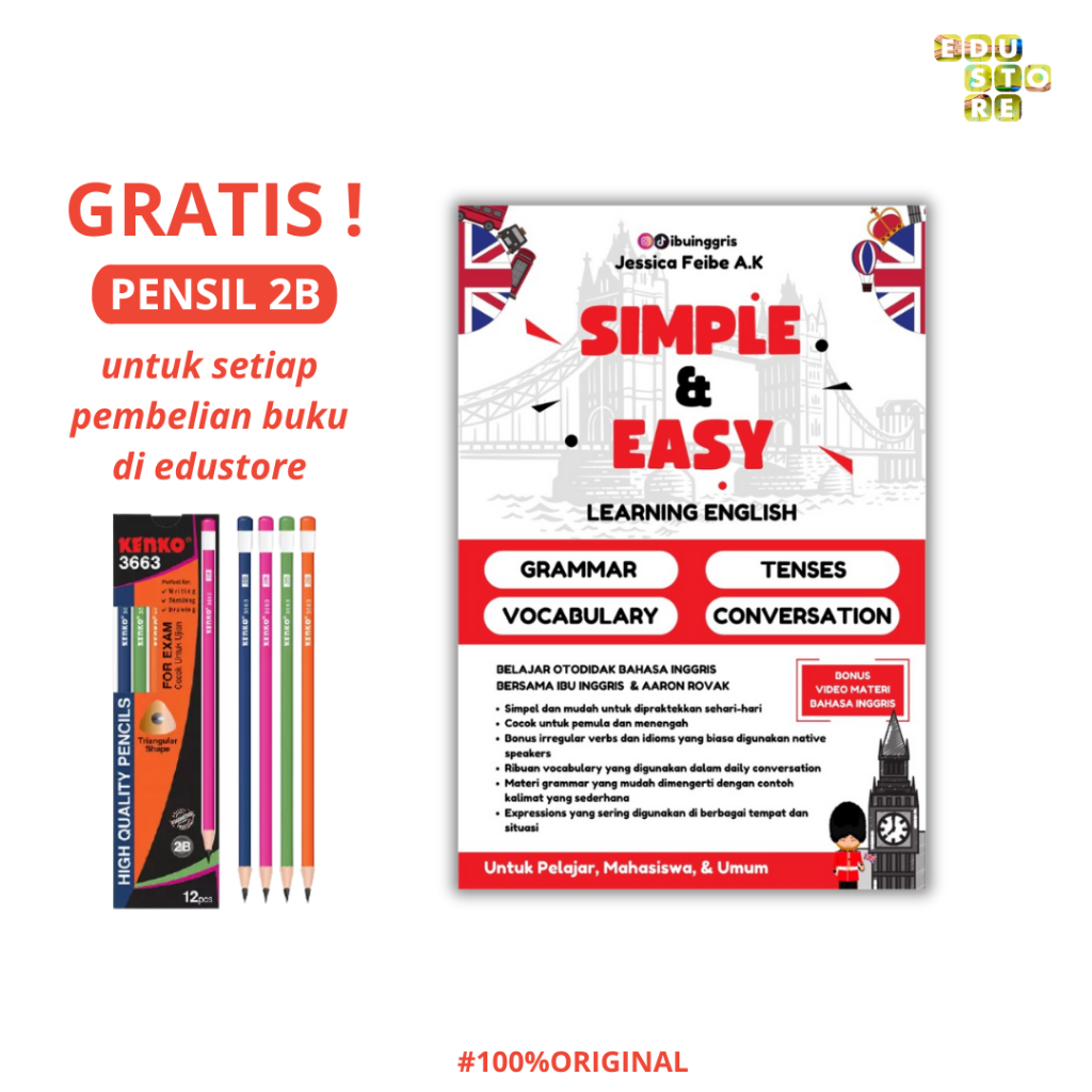 Jual Penerbit Sinopsis - Buku Simple & Easy Learning English Belajar ...