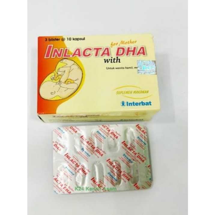 Jual Inlacta DHA Strip @10 Kapsul - Suplemen dengan Kandungan DHA, EPA ...
