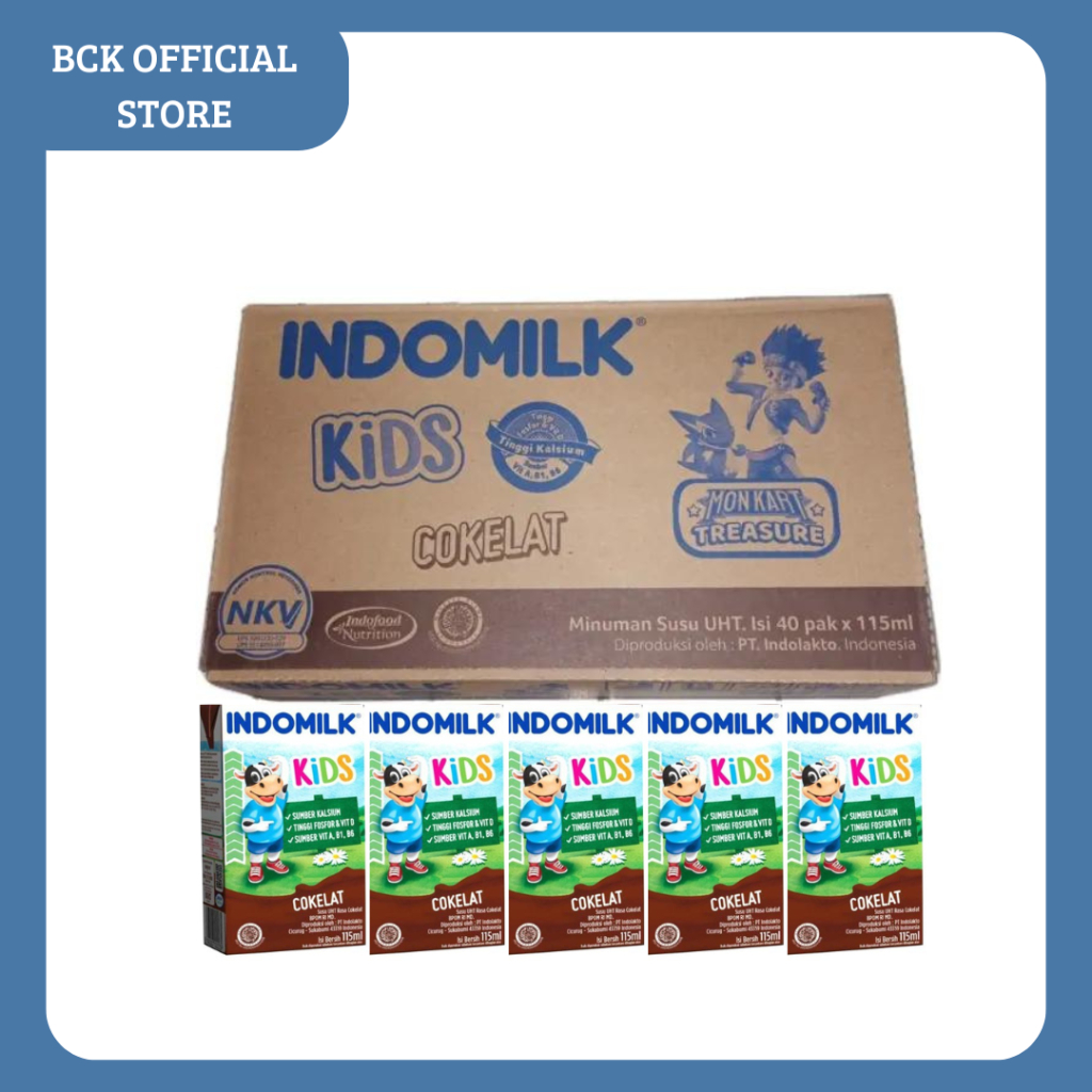 Jual Indomilk Susu UHT Rasa Coklat 40*115ml (1 Karton) | Shopee Indonesia