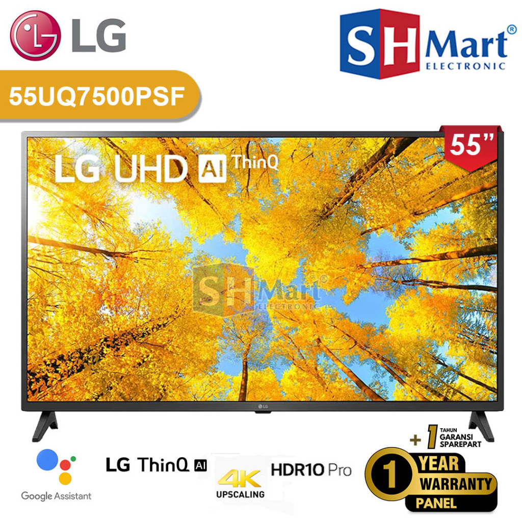 Jual SMART TV LG 55 INCH 55UQ7500PSF UHD 4K HDR THINQ AI 55UQ7500 ...