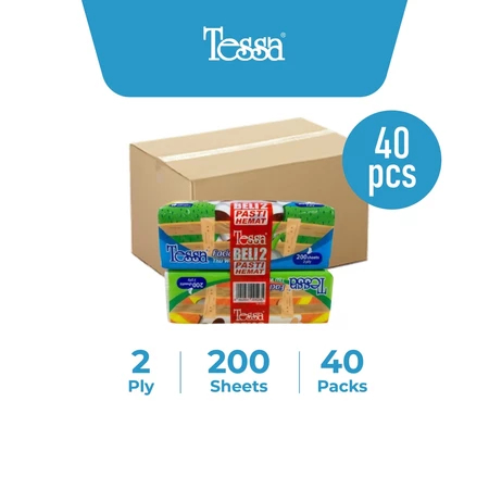 Jual 1 Karton - Tissue Tessa Beli 1 Gratis 1 200's ( 20 banded ...