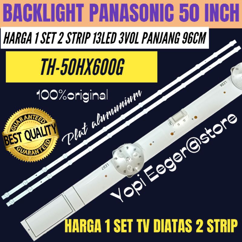 Jual BACKLIGHT TV LED PANASONIC DIGITAL 50 INCH TH-50HX600G | Shopee ...