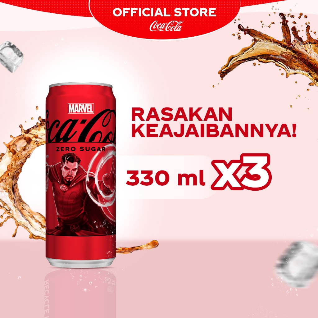 Jual Coca-Cola Zero - Kemasan Kaleng 330mL x 3pcs | Shopee Indonesia
