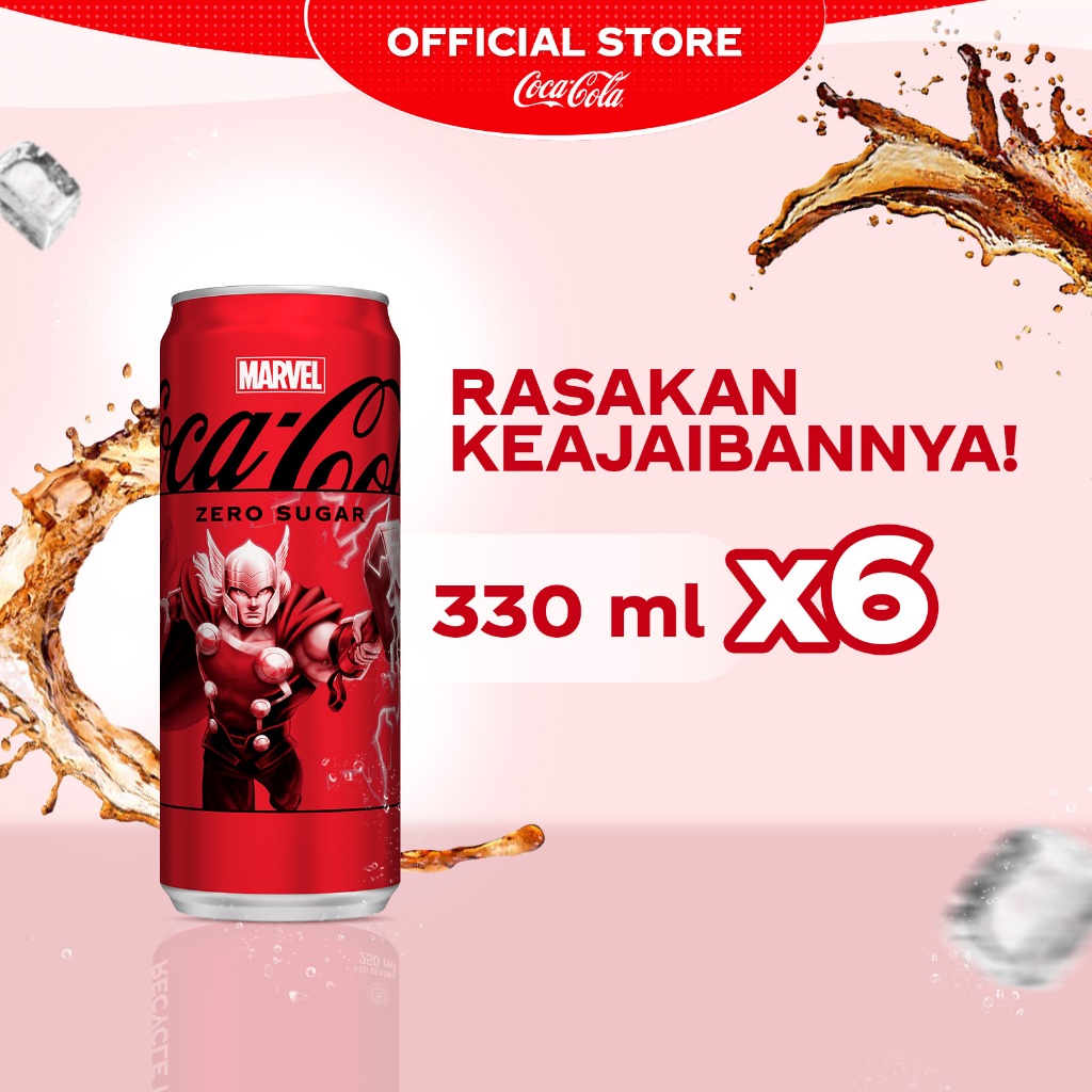 Jual Coca-Cola Zero - Kemasan Kaleng 330mL x 6pcs | Shopee Indonesia