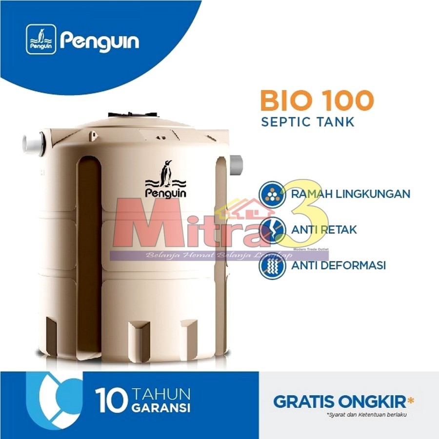 Jual PENGUIN Biorotech BIO-100 1000 Liter Tandon Septic Tank / Toren ...
