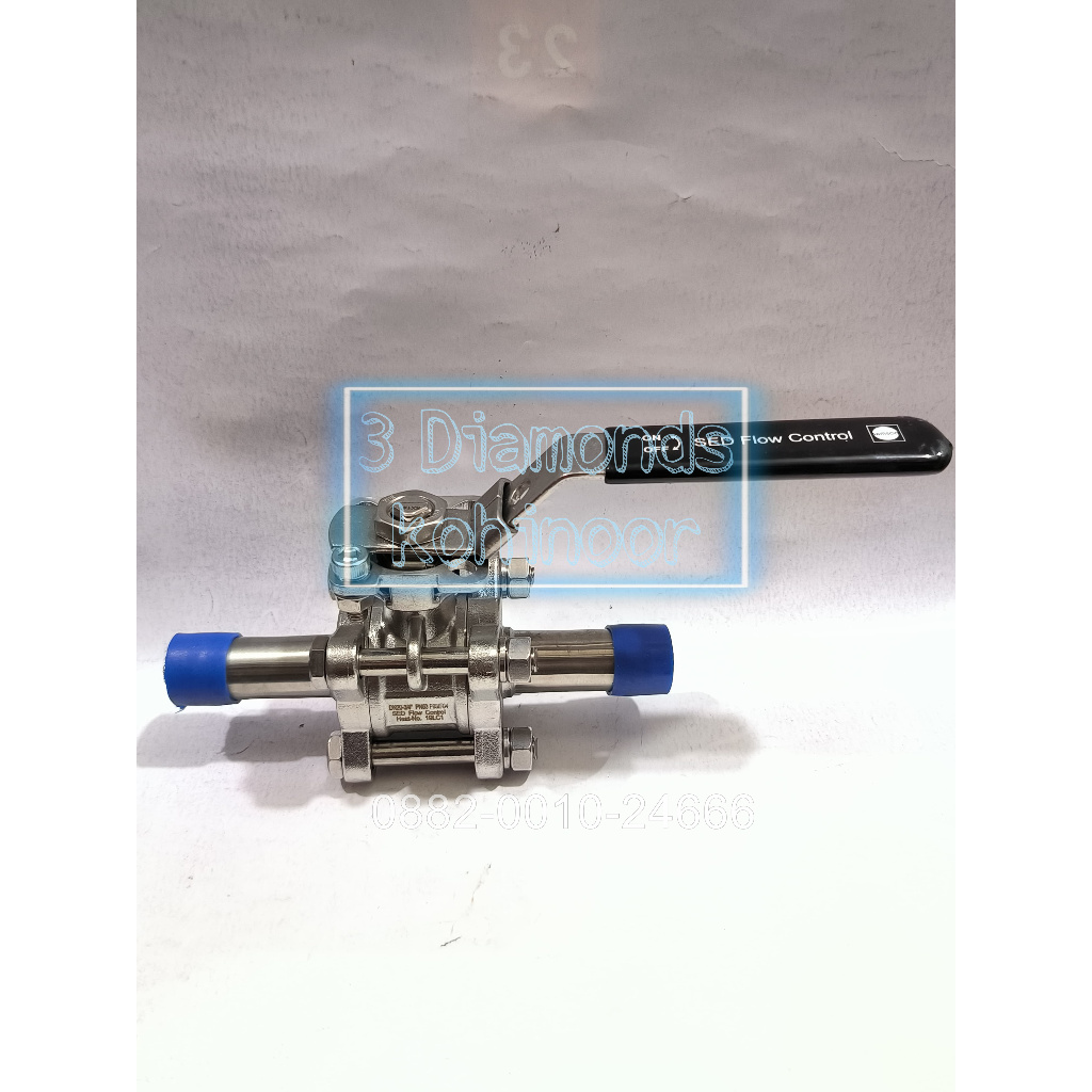 Jual BALL VALVE SANITARY SAMSON SED FLOW CONTROL SS316L DN20 PN63 3/4 ...