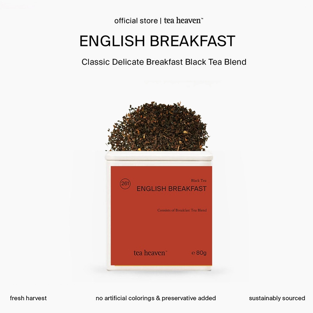 Jual Tea Heaven English Breakfast Tea Premium Organic Teh Indian Assam ...