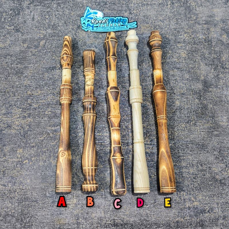 Jual GAGANG JORAN / ROD PANCING UDANG KAYU JATI BELANDA | Shopee Indonesia