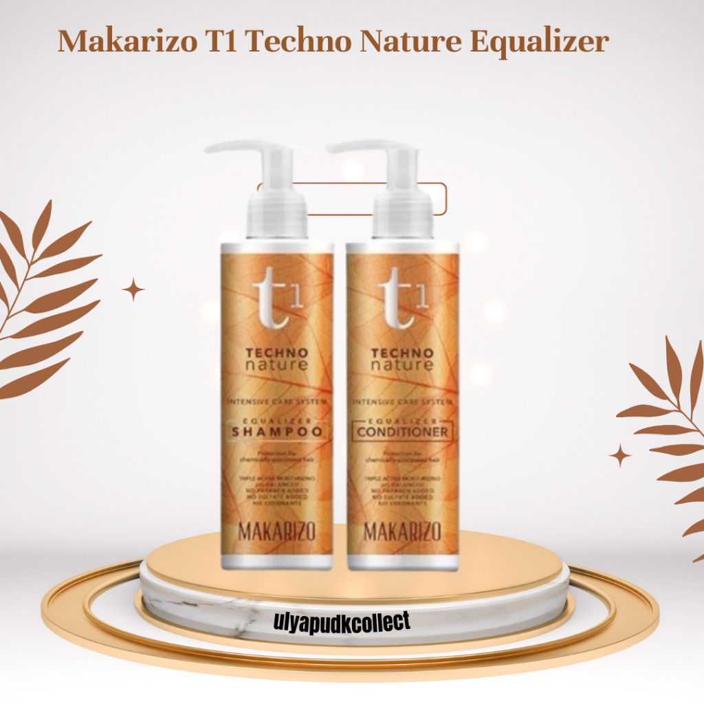 Jual Makarizo T1 Techno Nature Equalizer Shampoo 180 mL [ Shampoo & Conditioner] | Shopee Indonesia