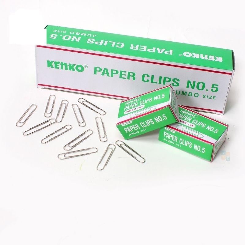 Jual Paper Clip Kenko No 5 Jumbo Trigonal Clip 1 Kotak Kecil | Shopee ...