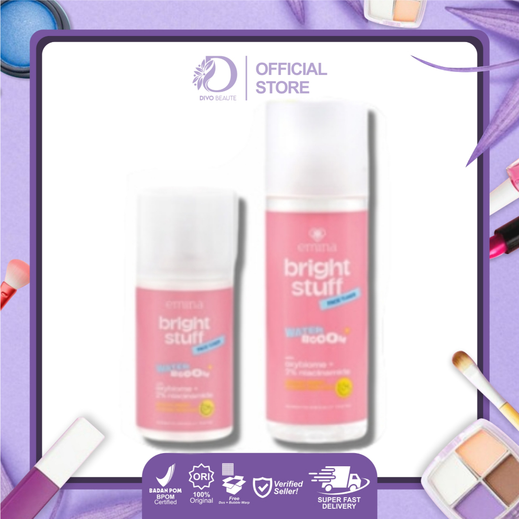Jual Emina Bright Stuff Face Toner - 50 ml |100 ml | Shopee Indonesia