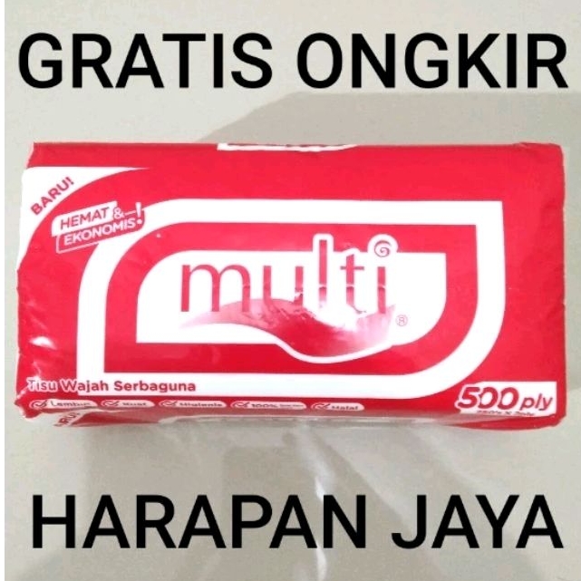 Jual Tisu Wajah 250 Lembar 2 Ply MULTI Facial Tissue PER PACK | Shopee ...