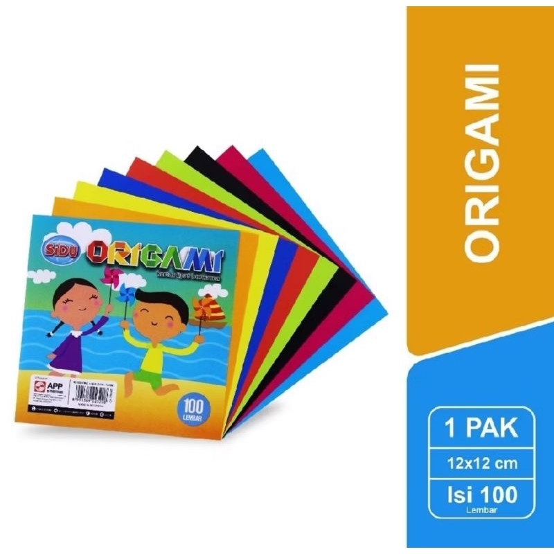 Jual Kertas Origami/Kertas lipat kecil Sinar Dunia 12x12 ( 1pak ...