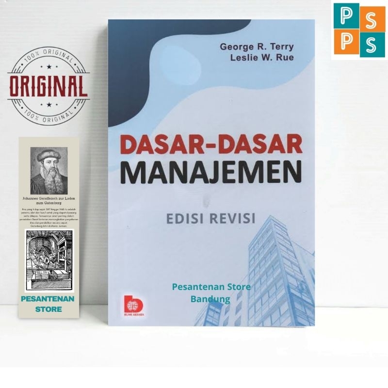 Jual Buku Dasar - Dasar Manajemen edisi revisi G. R. Terry BA24 | Shopee Indonesia