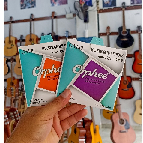 Jual Senar Gitar Orphee QA 150 Original Senar Gitar Akustik Ukuran 0.10 ...