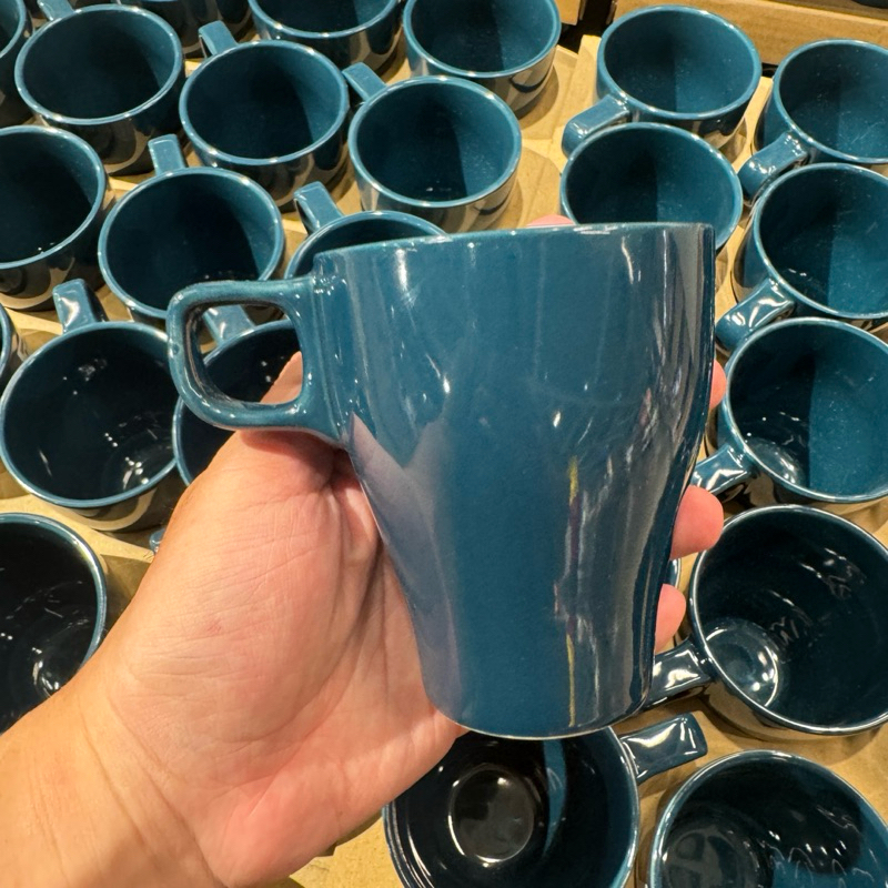 Jual Gelas Mug Keramik Biru / Putih IK3A Fargrrik 250 ml | Shopee Indonesia