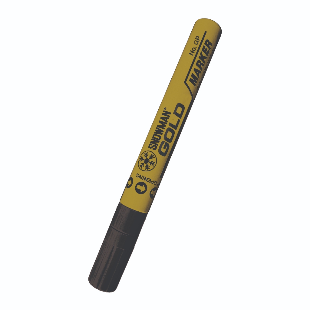 Jual Snowman Spidol Paint Marker Medium GOLD GP-12 (1 PCS) / Spidol ...