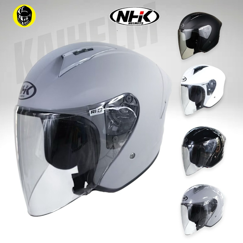 Jual Helm NHK N1 MAX SOLID HALF FACE SNI | Shopee Indonesia