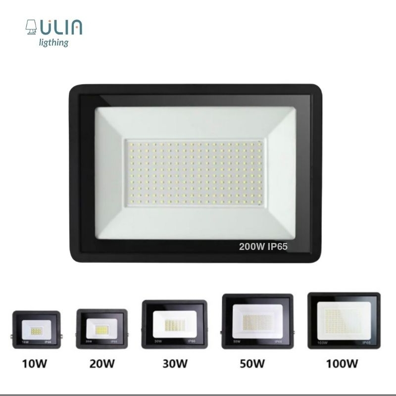 Jual Emico Lampu Sorot Led 200w SNI COB 200 Watt Flood light Outdoor waterproof Taman Panggung ...