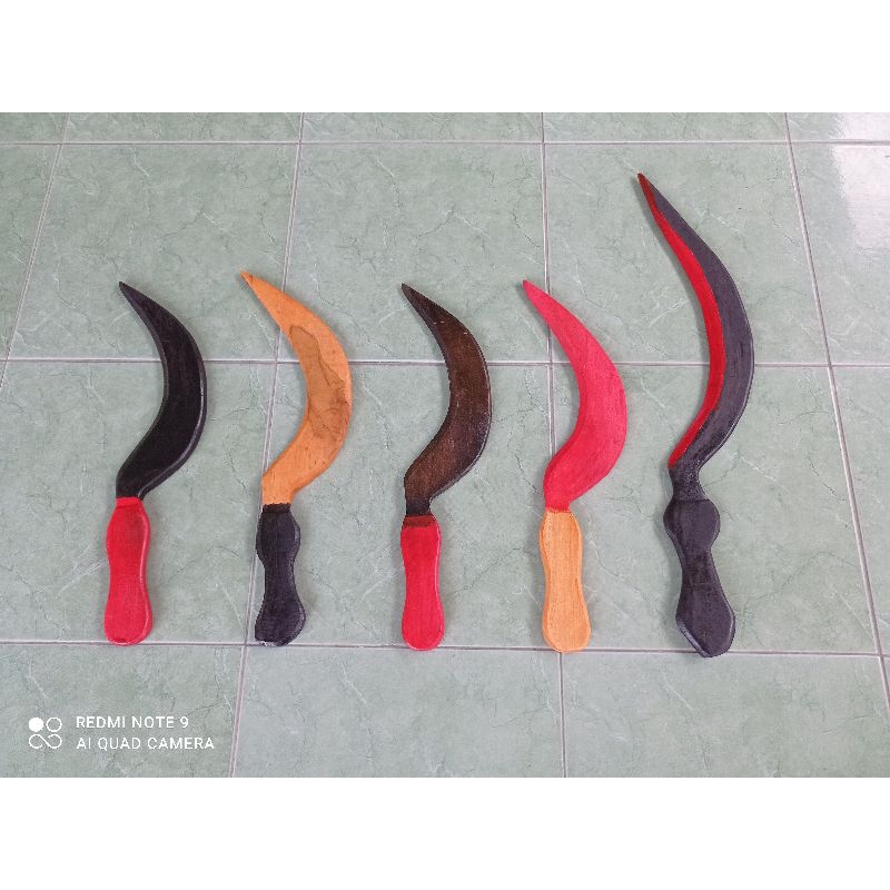 Jual celurit peraga silat - culurit koleksi - celurit kayu -celurit ...