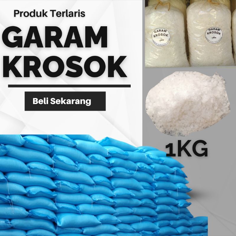 Jual GARAM KASAR 1 KG - GARAM KROSOK 1KG - GARAM KASAR - GARAM MASAK ...