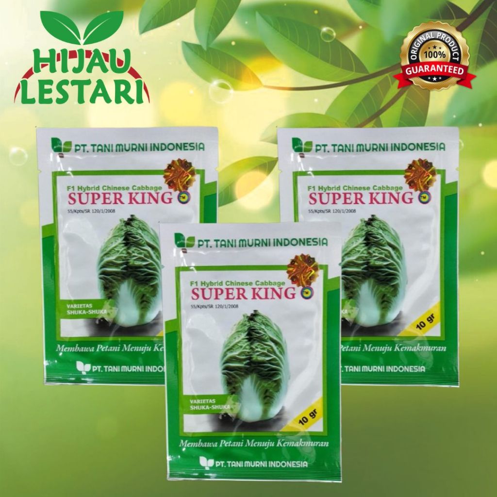 Jual SUPER KING 10gr - Benih Sawi Putih Chinese Cabbage F1 Hybrid - TM SEEDS / PT. TANI MURNI ...