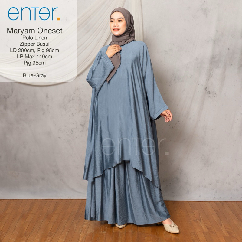 Jual MARYAM ONESET ENTER / MARYAM SET MAISHA MALAYA ABAYA SET SETELAN ...