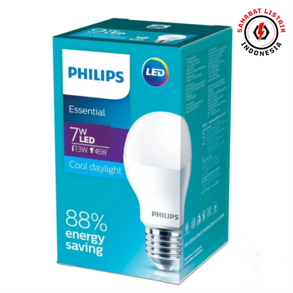 Jual Philips Essentials LED 7W 6500K | Shopee Indonesia