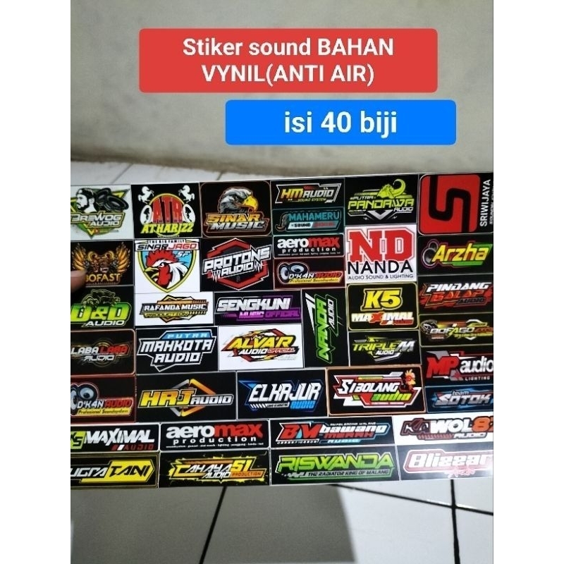 Jual Stiker Sound System | Stiker Audio | Stiker Sound System Audio ...