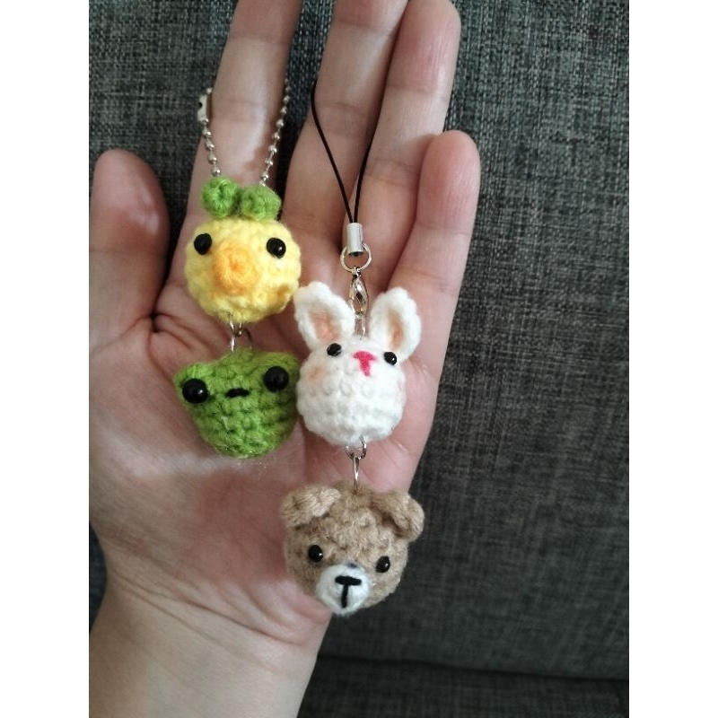 Jual MIX AND MATCH Mini capybara and friends crochet hp accesories ...