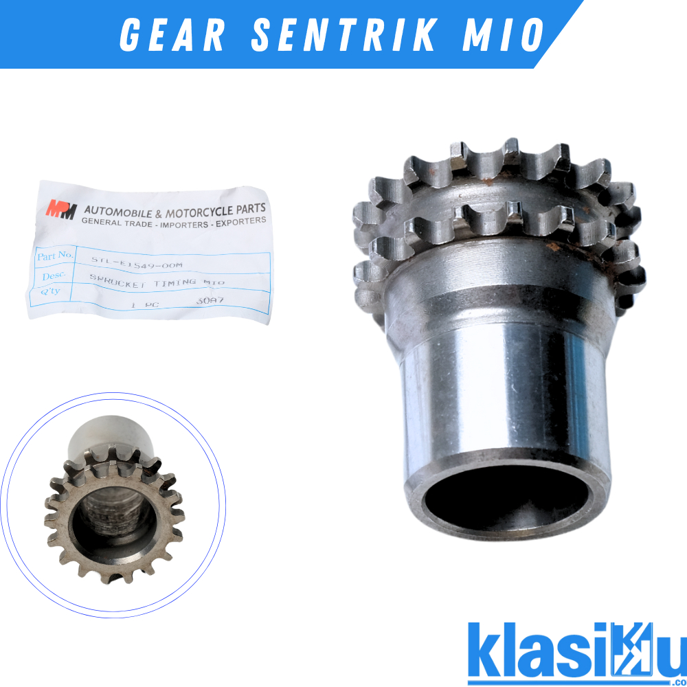 Jual Gigi Gear Sentrik Timing Keteng Bawah Kruk As Mio Lama Sporty 17T ...