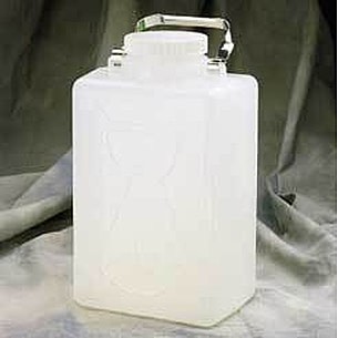 Jual Nalgene Polypropylene Carboys 9,2 Liter Autoclavable Rectangular Carboy with Stainless ...
