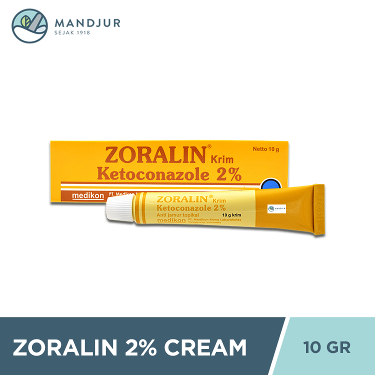 Jual Zoralin 2% Cream 10 g - Salep Gatal Anti Jamur Eksim | Shopee ...