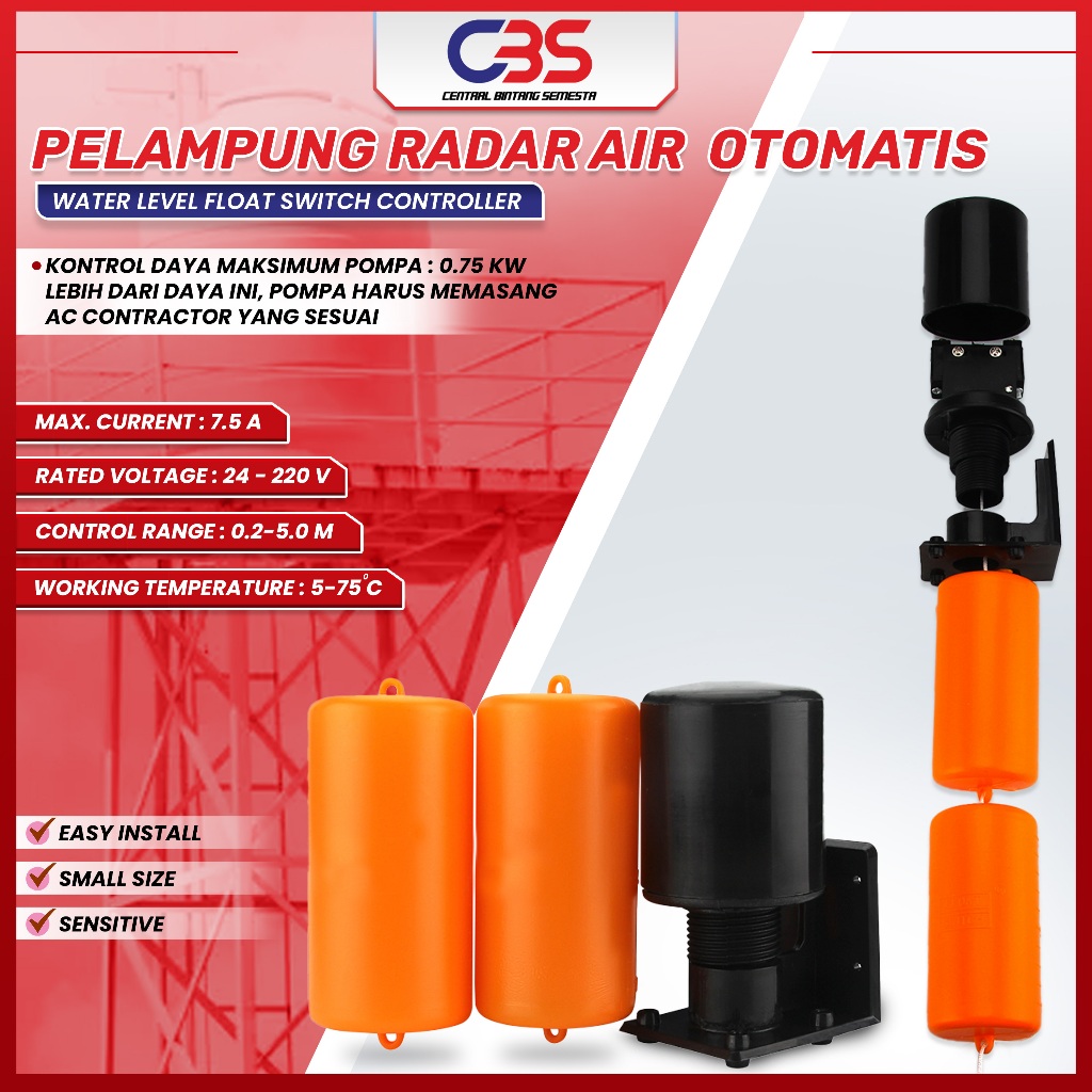 Jual Pelampung Radar Air Kido Otomatis 70 AB Toren Tandon Air Radar ...